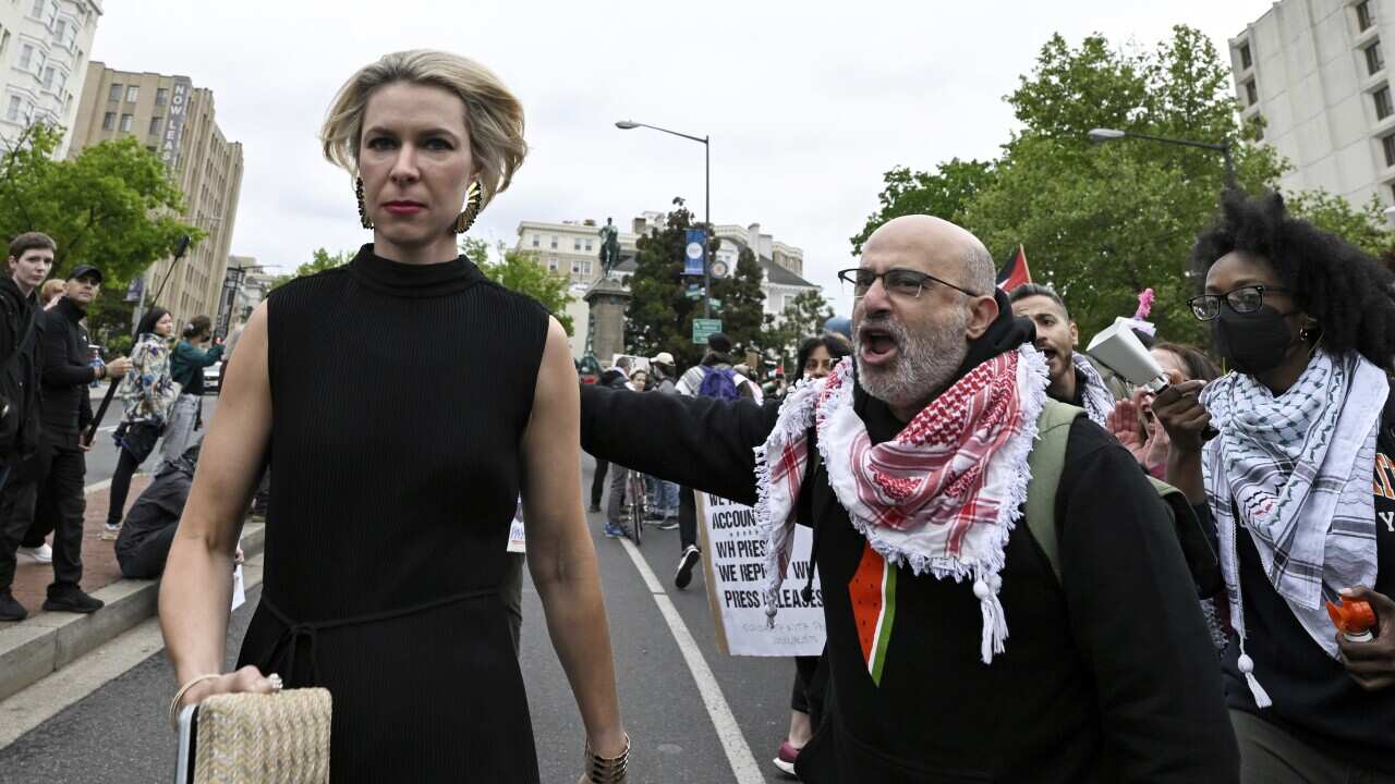 White House Correspondents Dinner Protesters Confront Media And