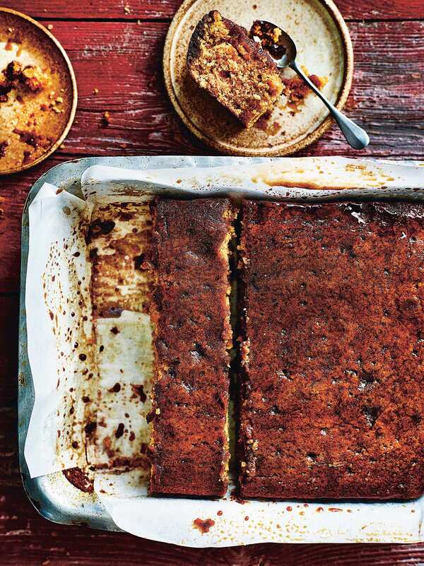 Sticky ginger traybake recipe | SBS Food