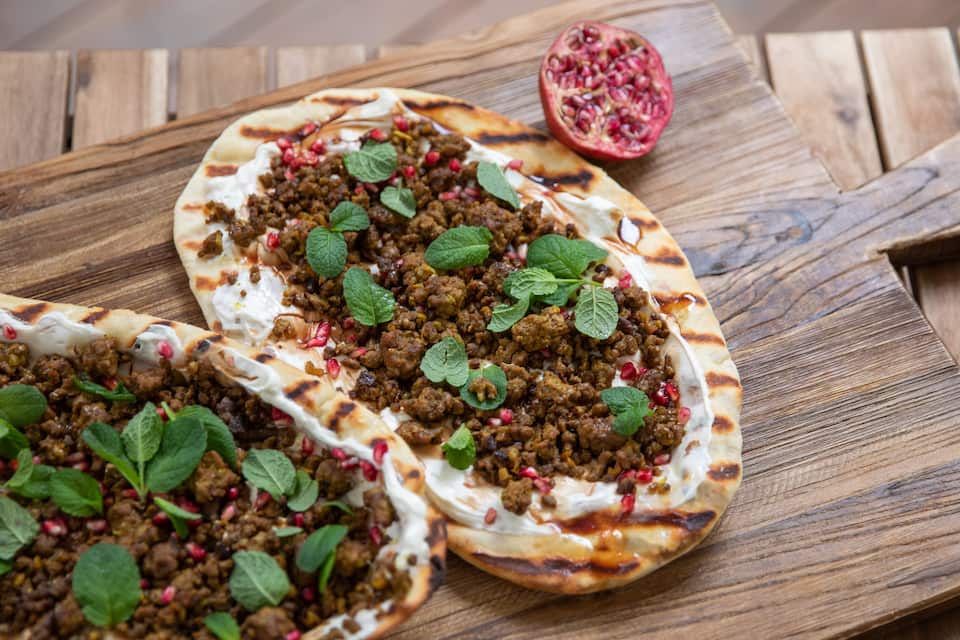 Middle Eastern lamb flatbreads recipe | SBS Food