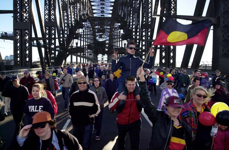 It's 20 years this week since the Reconciliation Walk across Sydney's ...