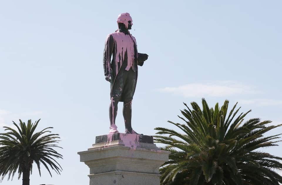 'Disgrace': Melbourne's Captain Cook statue vandalised ahead of ...