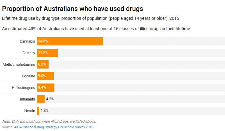 Three charts that explain who uses illicit drugs in Australia | SBS News