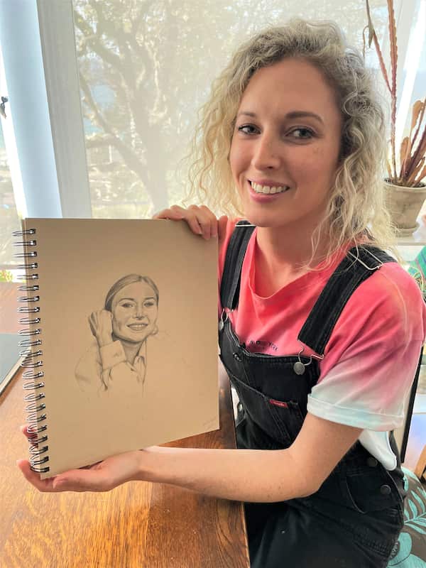 Grace Tame and the woman who painted her Archibald Prize portrait | SBS ...