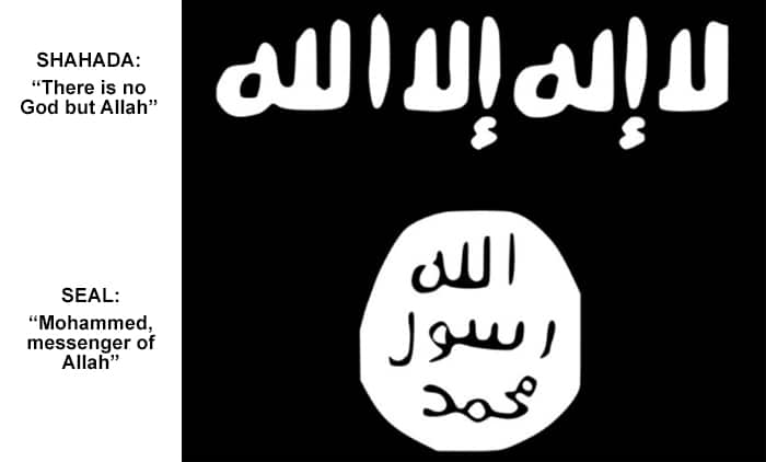 Why the black Shahada flag doesn't belong to Islamic State militants ...