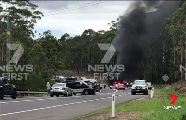 'Scene of utter devastation': Three killed in two-car crash on NSW ...