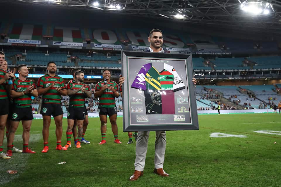Goannas make an appearance at emotional Greg Inglis tribute | SBS NITV