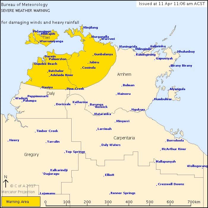 Tiwi Islanders prepare for severe weather after Cyclone Frances ...
