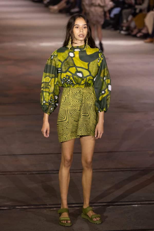 First Nations designers and artists make history at Australian Fashion ...