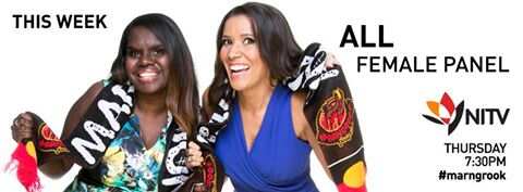 The ladies take over Marngrook Footy Show tonight in an historic first ...