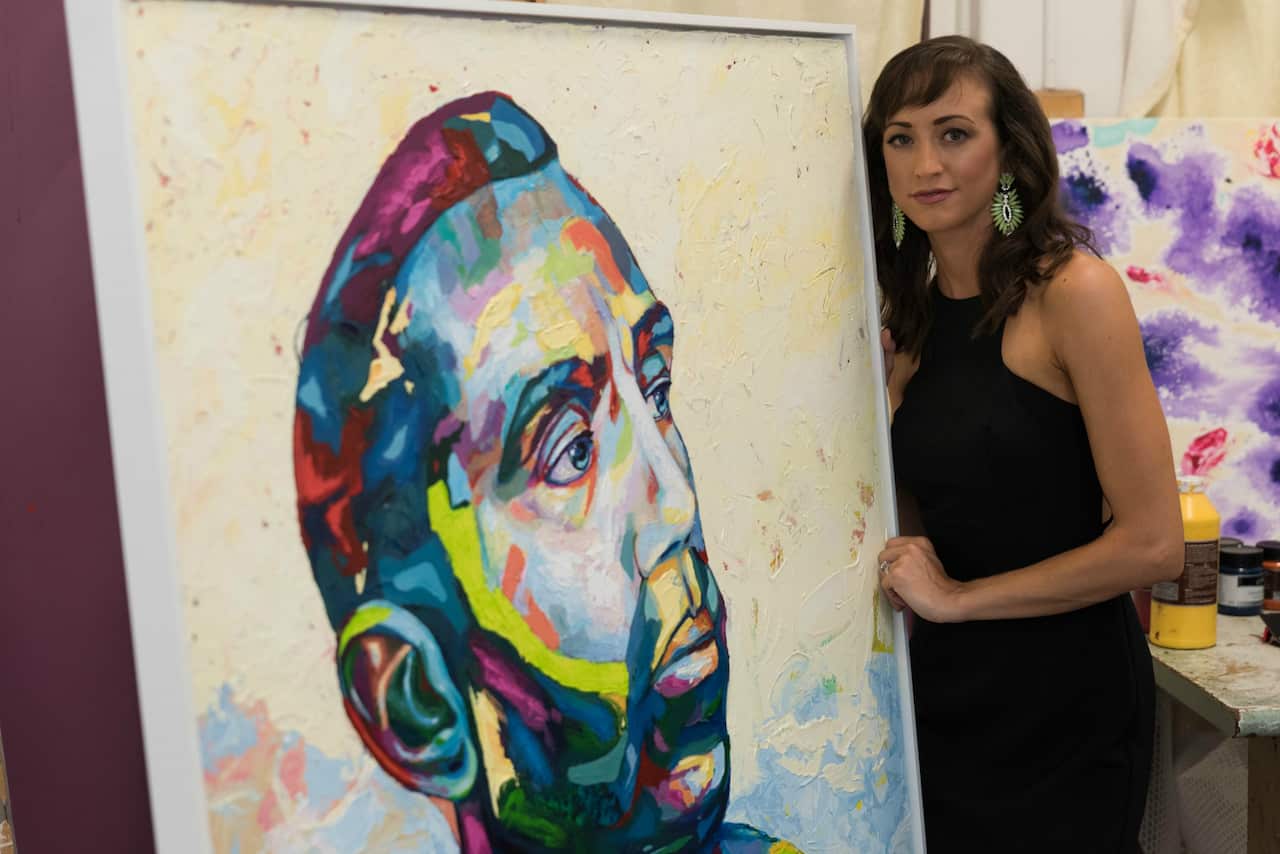 Archibald entrant paints Adam Goodes to prove colour doesn't matter ...