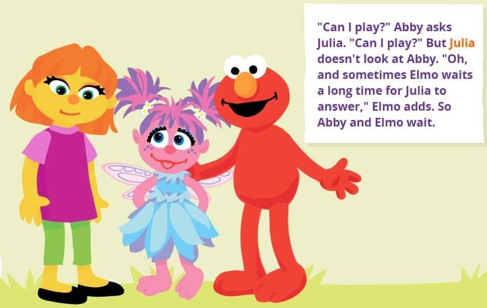 Sesame Street introduces new character Julia, the first Muppet with ...