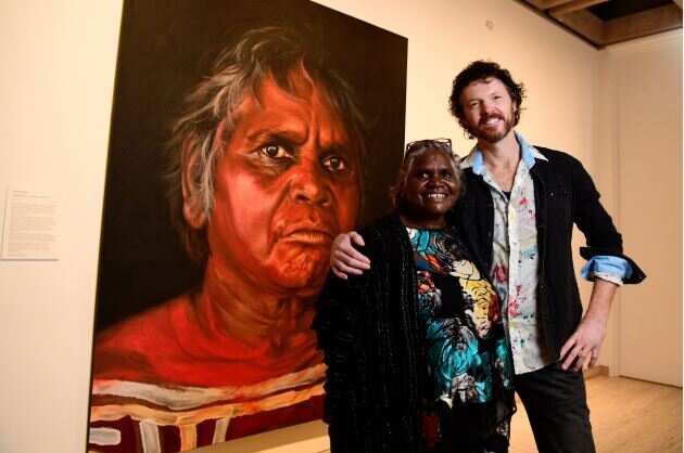 Portrait of Aboriginal elder Daisy Tjuparntarri Ward wins people's ...