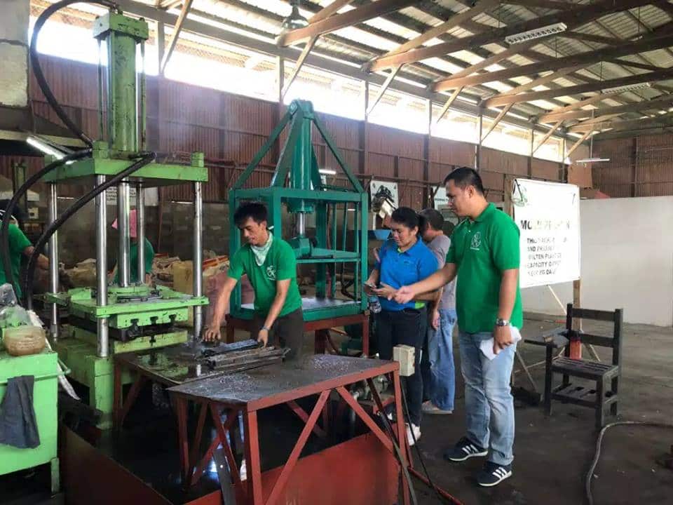 A recycling company in the Philippines converts plastic waste into ...