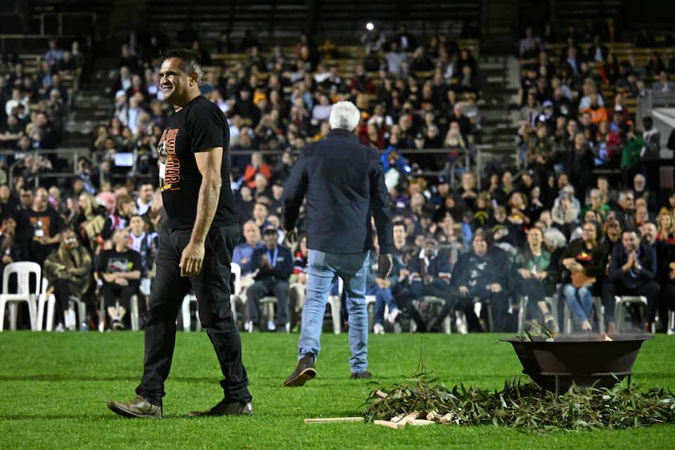 30 years on from his iconic moment, Nicky Winmar is helping others to ...