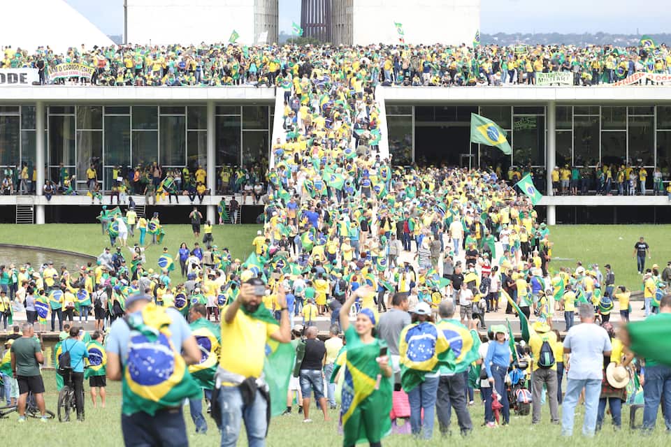 Brazil Congress riots: How the attacks are similar to the 6 January US ...